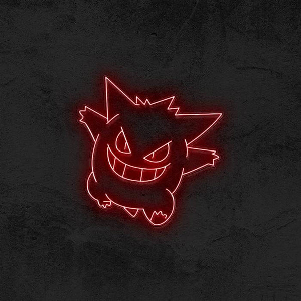 Gengar - Pokemon Neon Sign