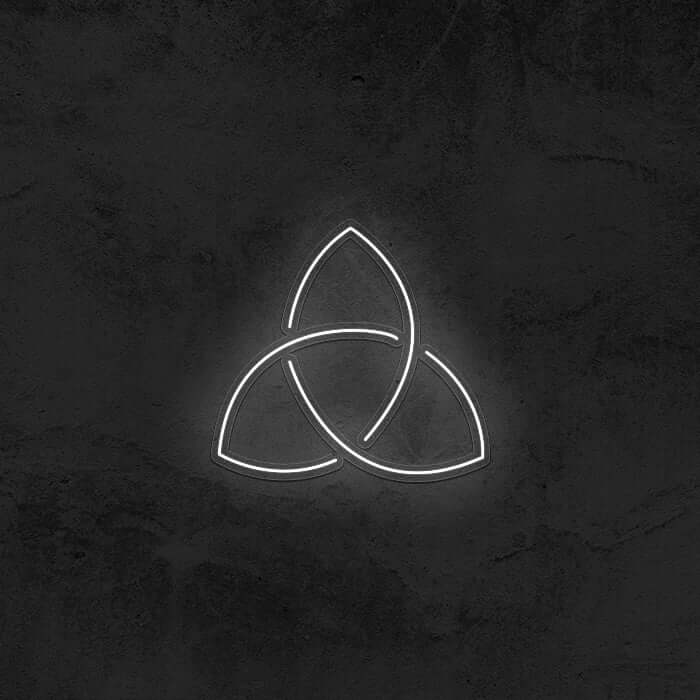 Trinity Symbol Neon Sign