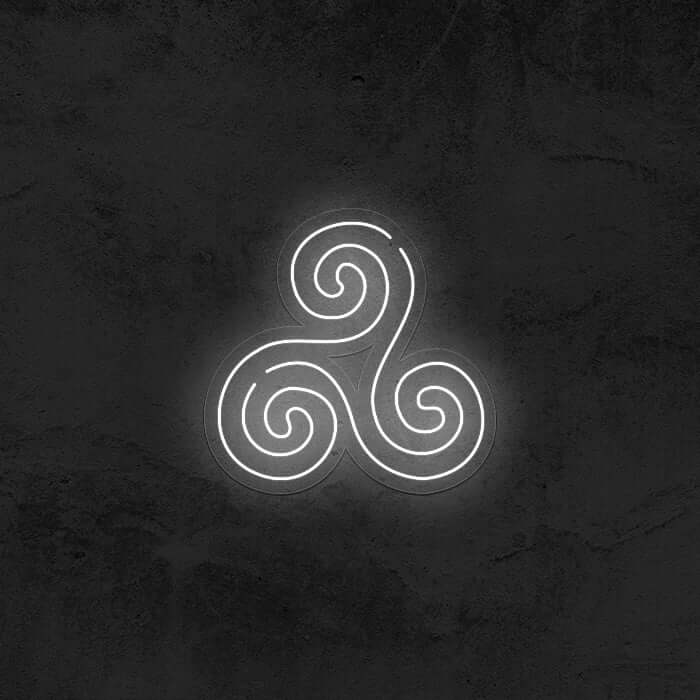 Triskelion Symbol Neon Sign