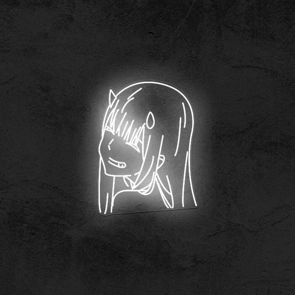 "Zero Two" - Darling In The FranXX Neon Sign